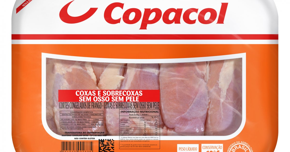 Copacol - Produtos - Coxa/Sobrecoxa Sem Osso Sem Pele Copacol - Produtos - Coxa/Sobrecoxa Sem Osso Sem Pele