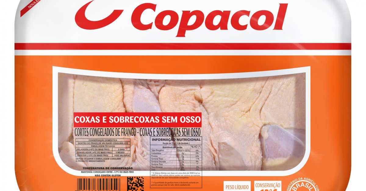 Copacol - Produtos - Coxa/Sobrecoxa Sem Osso Congelada