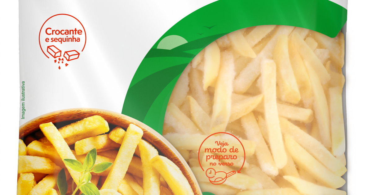 Copacol - Produtos - Batata Palito Pré-Frita Congelada 1,1Kg