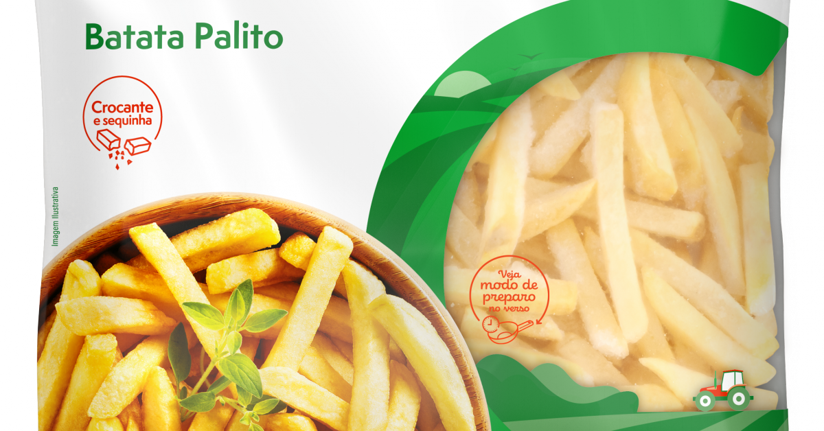 Copacol - Produtos - Batata Palito Pré-Frita Congelada 400g