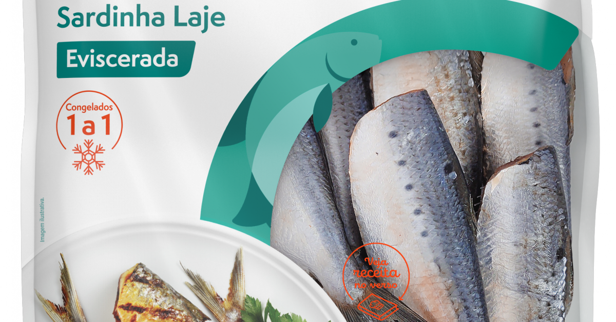 Copacol - Produtos - Sardinha Laje Congelada IQF 800g