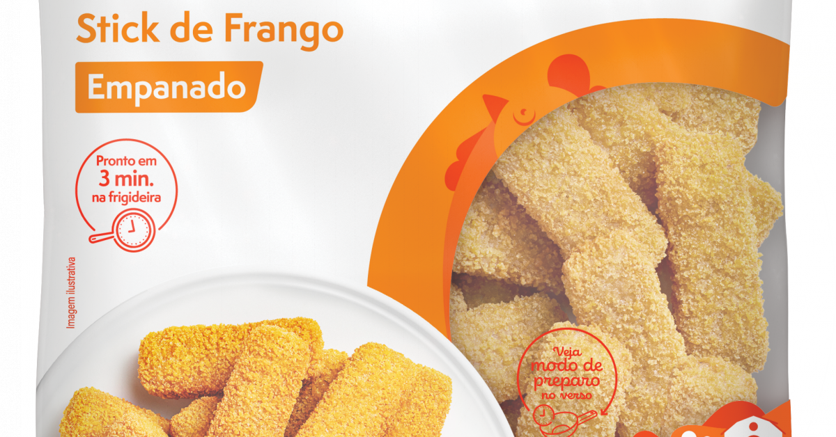 Copacol - Produtos - Stick de Frango Empanado Congelado 300 g