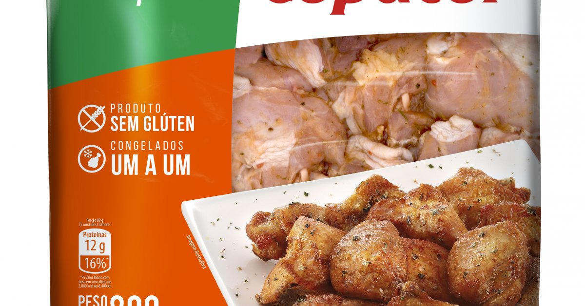 Copacol - Produtos - Frango à Passarinho Temperado Congelado IQF 800g