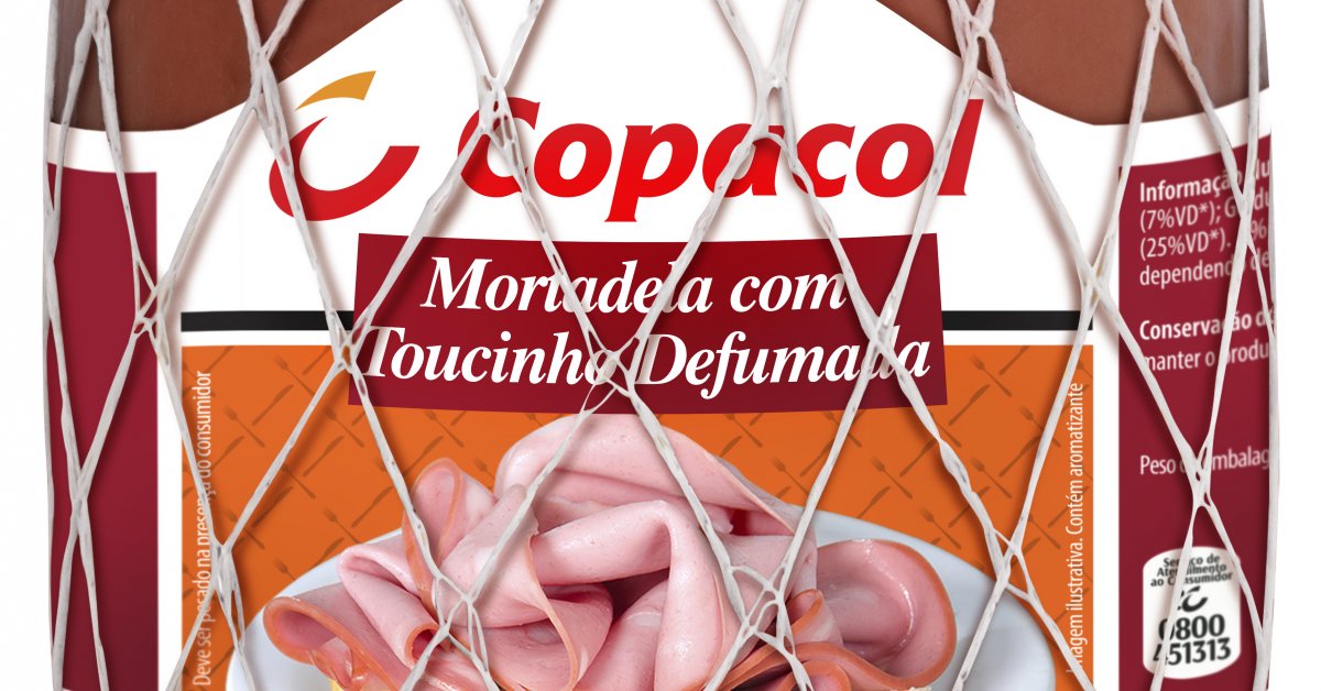 Copacol - Produtos - Mortadela Com Toucinho Defumada