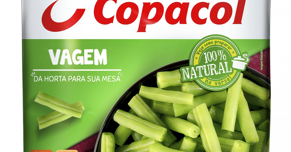 Copacol - Produtos - Vagem Congelada 1,1 kg