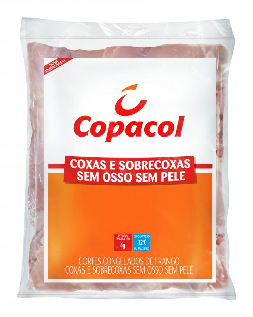 Copacol - Produtos - Coxa e Sobrecoxa Sem Osso Sem Pele Congelada Copacol - Produtos - Coxa e Sobrecoxa Sem Osso Sem Pele Congelada