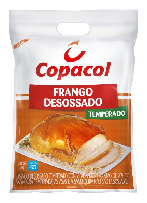 Copacol - Produtos - Frango Desossado Temperado Congelado