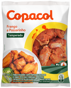 Petisco de Frango Temperado Congelado 1Kg - Copacol