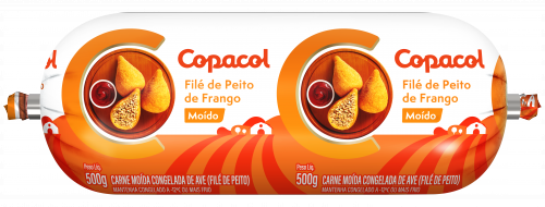 Copacol - Produtos - Filé de Peito de Frango Moído Cong. 500g