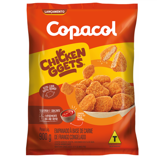 Copacol - Produtos - Chickenggets de Frango Empanado Cong. 900 g
