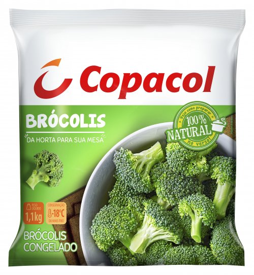 Copacol - Produtos - Brócolis Congelado 1,1 kg