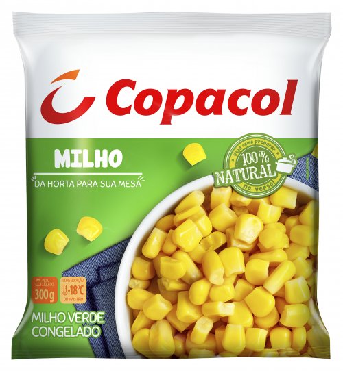 Copacol - Produtos - Milho Verde Congelado 300g
