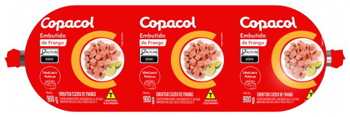 Copacol - Produtos - Embutido Cozido de Frango 900g