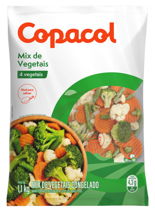 Copacol - Produtos - Mix de Vegetais 1,1 kg